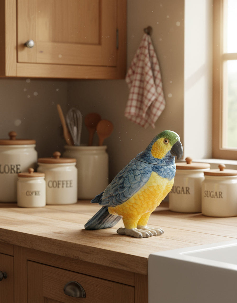Shop Parrot Storage Jar Online At Holmes & Wilson | Shop Quirky Home Decor