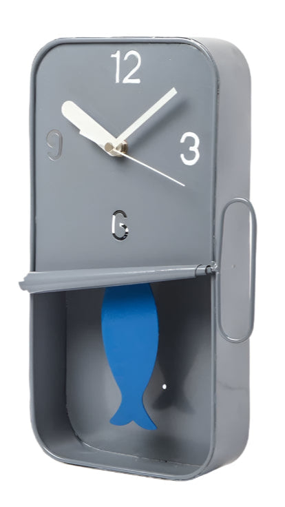 Shop Sardine Tin Pendulum Wall Clock Online At Holmes & Wilson